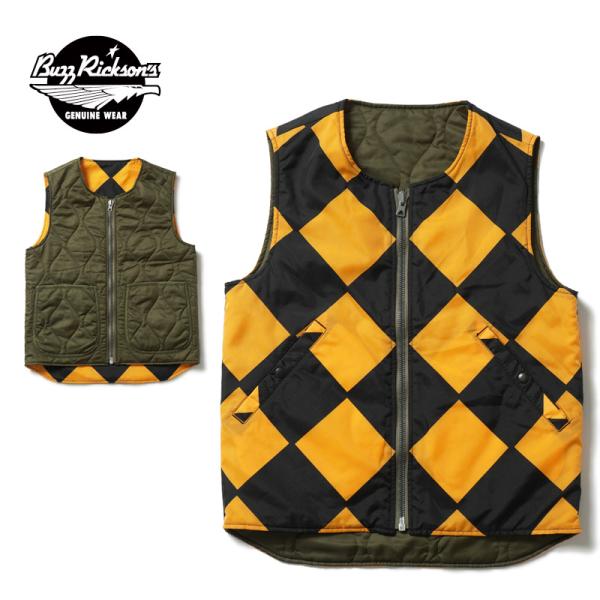 BUZZ RICKSON'S バズリクソンズ ベスト LINE CREWMAN VEST (MOD.) REVERSIBLE"BUZZ RICKSON MFG. CORP."BR15749