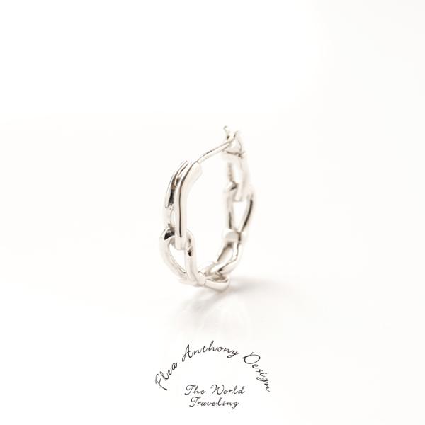 Flea Anthony Design フリーアンソニーデザイン ピアス プラチナコーティング "Knot" FAD PTC-P-10