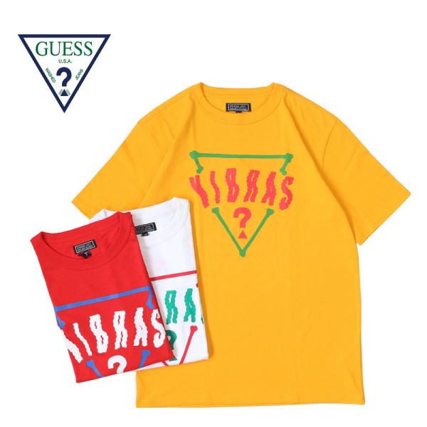 GUESS GREEN LABEL ゲス グリーンレーベル 半袖 Tシャツ"TRIANGLE LOGO S/S TEE"M91I67K44I