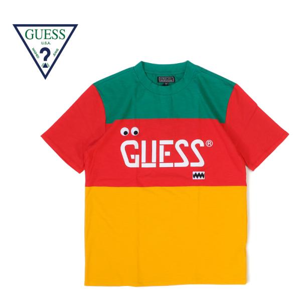 GUESS GREEN LABEL ゲス グリーンレーベル 半袖 Tシャツ"J BALBIN プリントTシャツ"M91P85R5DD