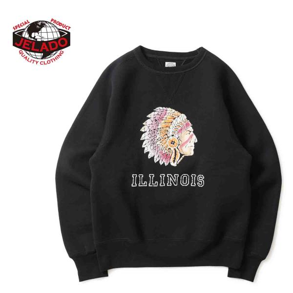 JELADO ジェラード スウェット トレーナー "ILLINOIS Flocky Pt Sweat" AB12201