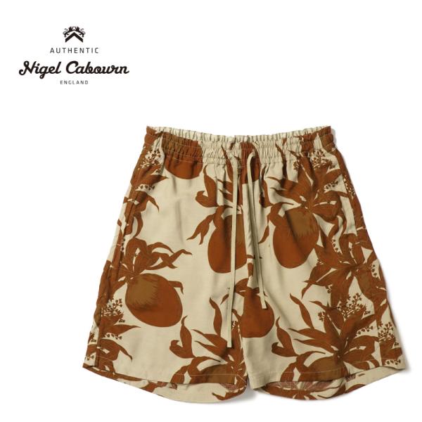 Nigel Cabourn ナイジェルケーボン　ショートパンツ アロハショーツ　"UTILITY SHORT BIHAR MANGO"　80480051009