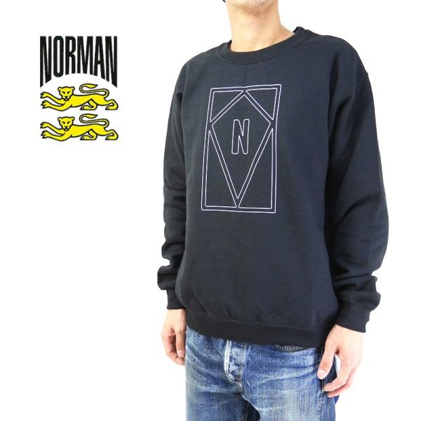 NORMAN ノルマン スウェット Logo Print Crew Neck Sweat Tee Shirts NOR-0036