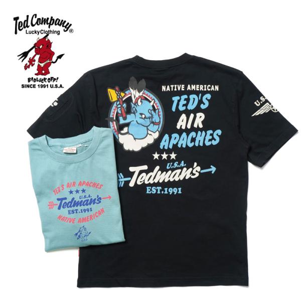 TEDMAN'S テッドマン 半袖Tシャツ "TED'S AIR APACHES"TDSS-574