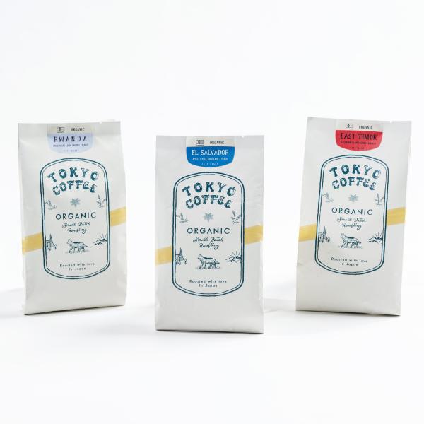 TOKYO COFFEE CITY ROAST SAMPLE SETBeans Type | 銘柄Organic Single Origin Rwanda Coffee Beans【グレープフルーツのような爽やかな酸味 ルワンダ】シティロー...