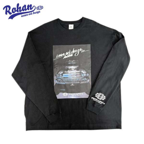 ROHAN オリジナル Tシャツ  長袖 インパラ写真ROHANデモカー、インパラの写真がプリントされたものになります。