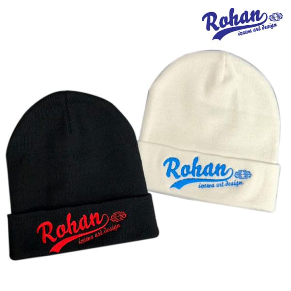 ROHAN オリジナル ニット帽 新ロゴROHAN初のニット帽出品。新ロゴのデザインが入った可愛らしいニット帽になります。