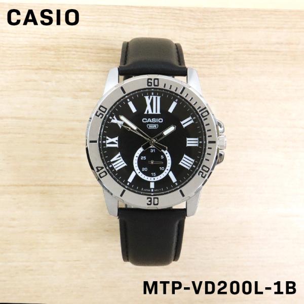 カシオが作るオーソドックスなスタンダードウォッチ。洗練されたフォルムや色使いがオシャレを演出してくれます。レトロなベーシックさも人気の一つ。リーズナブルな価格も魅力的です。◆品番：MTP-VD200L-1B◆ムーブメント：クオーツ◆防水:日...