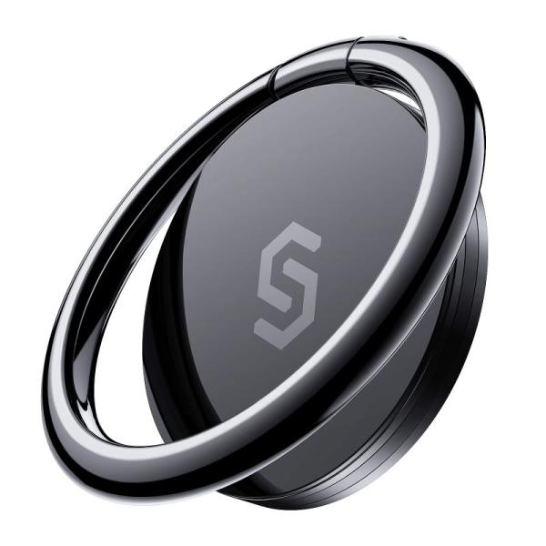 ●商品名前：　Syncwire スマホリング 携帯リング 薄型 360°回転 落下防止 指輪型 スタンド機能 ホールドリング フィンガーリング iPhon ●商品説明：　・【360度回転】360°回転のベースと180°動くリングで、好きな角...