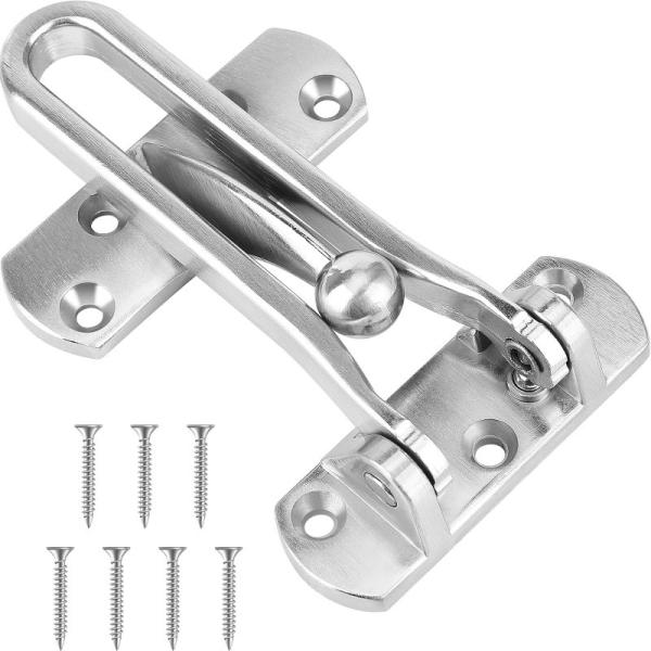 ●商品名前：　PASOW スイングバードアロック ドアロック チャイルドロック ドア補強ロック ホームセキュリティドアロック 子供の安全のためのドアロック ●商品説明：　・パッケージ内容：スイングバードアロックx1、ネジx7・二重保護、風防...