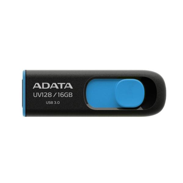 ●商品名前：　ADATA Technology USB3.0直付型フラッシュメモリー DashDrive UV128 16GB (ブラック+ブルー) AU ●商品説明：　・インターフェース:USB 3.2 Gen1(USB 2.0 と下位互...