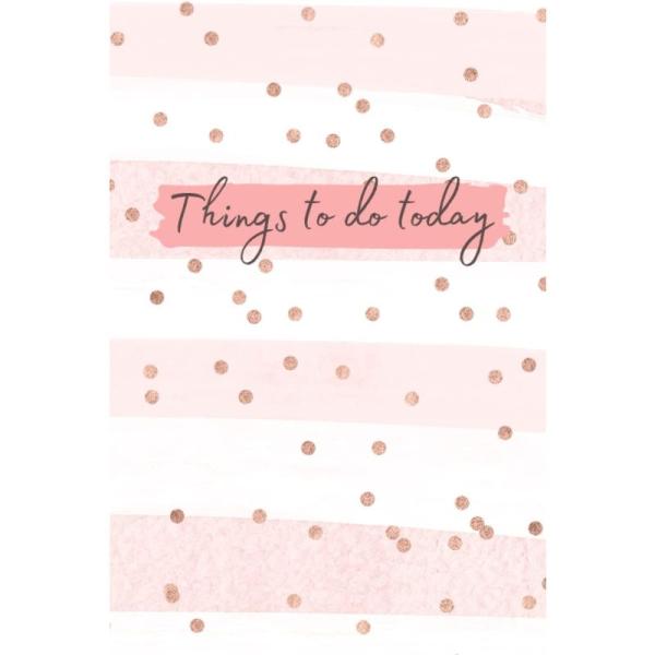 ●商品名前：　To Do List Notebook: 120 page to do lists notebook for daily and weekl ●商品説明：　 梱包サイズ：　高さ : 0.71 cm、横幅 : 15.24 cm、...