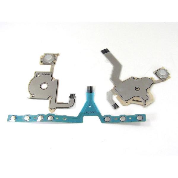 ●商品名前：　PSP3000対応パーツ ハーネスセット 3点セット ●商品説明：　・PSP3000対応のハーネスセットです。・PSP3000用の各種ボタンの信号を伝導するハーネスの3点セットです。・TA-093以降の基盤には対応しておりませ...