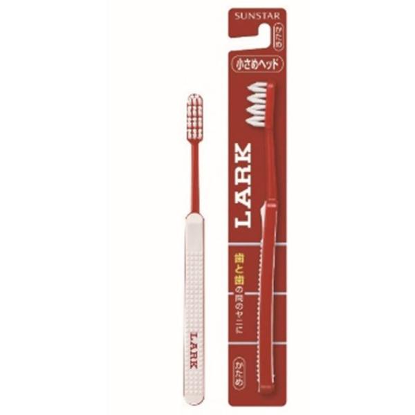 ●商品名前：　LARK ラーク 歯ブラシ 3列コンパクトヘッド 小さめヘッド かため <歯と歯の間のヤニ取り 歯の黄ばみ 着色汚れ ラバーハンドル V字カ ●商品説明：　・サイズ:33*225*15(mm)・ブラント名: ラーク・メー...