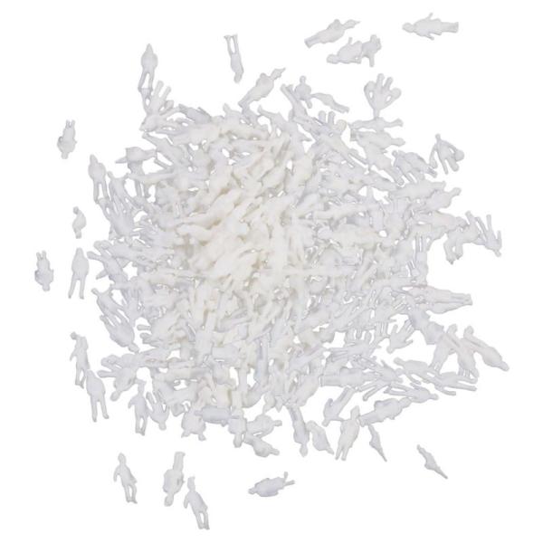 ●商品名前：　大容量 ジオラマ 模型 人 ミニフィギュア× 100体セット 1:100 プラモデル ジオラマ作成 鑑賞 Nゲージ kj402 ●商品説明：　・100体セットでお得！・カラー：ホワイト　未塗装・サイズ： 高さ約18mm・ジオラ...