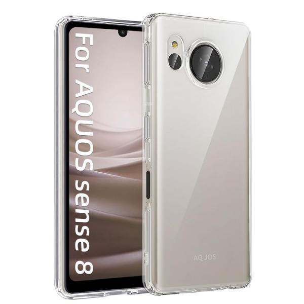 ●商品名前：　ZXZone For AQUOS sense8 ケース レンズ保護 透明 耐衝撃 衝撃吸収 防指紋 AQUOS Sense 8 SH-54D ●商品説明：　・【対応機種】AQUOS Sense 8 SH-54D docomo/...