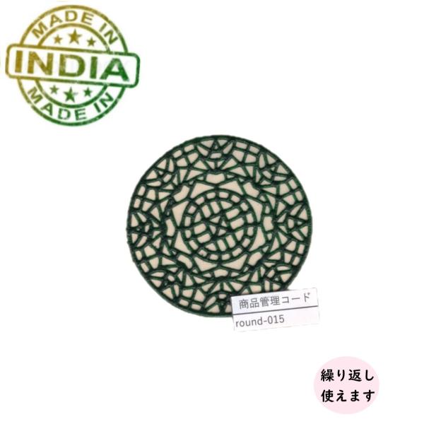 ヘナタトゥー用ステンシルシートサイズ）直径約7ｃｍ（最大）ヘナタトゥーは付属しません。商品のデザインは１枚目のトップ画像をご参照ください。繰り返し使用できる回数は、目安であり使用の状況によって異なります。強く引っ張ると破れてしまうことがあり...