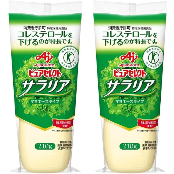 内容量:(210g)×2個カロリー: 【1回平均使用量大さじ1杯(15g)当たり】 エネルギー:110kcal原材料:食用植物油脂(菜種油、コーン油)、植物ステロールエステル(大豆を含む)、卵、水あめ、醸造酢、食塩、香辛料、濃縮レモン果汁/...