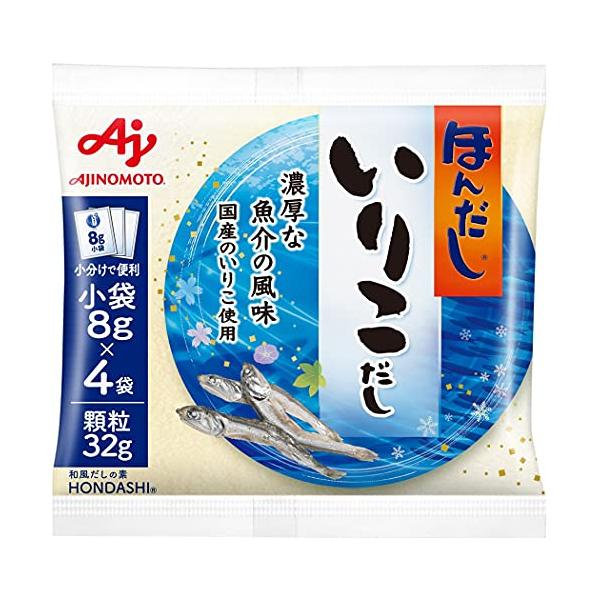 原材料:食塩、砂糖類(砂糖、乳糖)、風味原料(煮干いわし粉末、煮干いわしエキス)、酵母エキス/調味料(アミノ酸等)商品サイズ(高さx奥行x幅):97mm×242mm×112mm