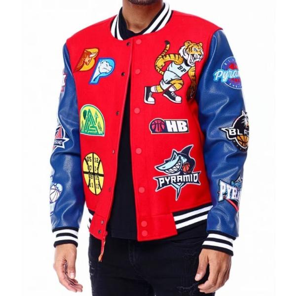 BLACK PYRAMID(ブラックピラミッド)【Basketball Varsity Jacket】【…商品説明…】・新品/未使用/正規品・ピラミッドマークが目印のアパレルブランド「Black Pyramid」・グラミー賞を含む数々の賞を...