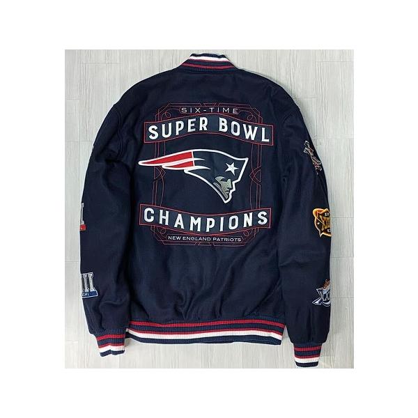 【…商品説明…】・新品/未使用/USA正規品/タグ付き・絶大な人気を誇るスポーツライセンスウェアブランド【JH Design】・栄光の歴史が刻まれた限定NFLスーパーボウルチャンピオンズ仕様・TPOに合わせて選べるリバーシブルスタジアムジャ...