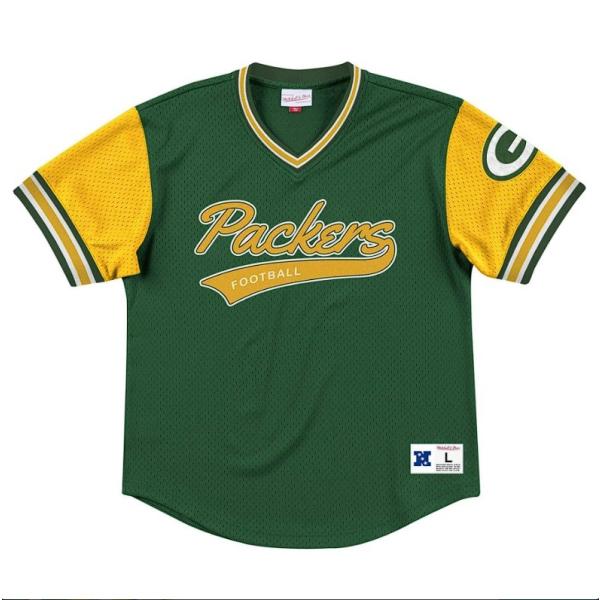 ★★MITCHELL&amp;NESSのNFL オフィシャルT.PROSPECT Vネック ジャージ★★（全国どこでも送料無料でお届けします）・100年以上の歴史を誇る屈指のヴィンテージジャージUS老舗ブランドMitchell &amp; ...