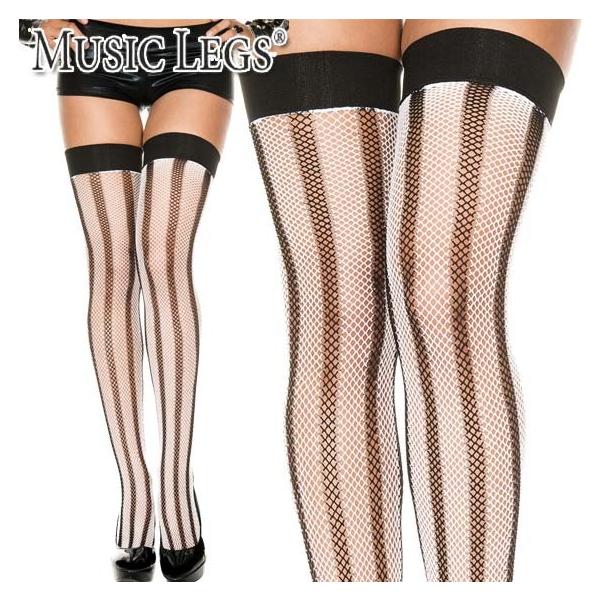 【メール便2点まで270円】日本でもBガールやダンサーをはじめ、絶大なる支持を得ております♪ランジェリーやコスチュームを扱う、アメリカの有名ブランドMUSIC LEGSが登場。ブラック×ホワイトのモノクロカラーなのに、存在感は◎!フィッシュ...