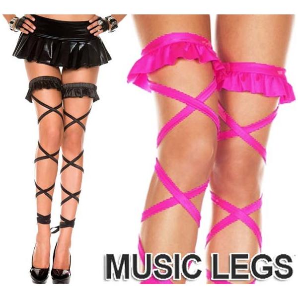 日本でも、Bガールやダンサーをはじめ、絶大なる支持を得ております♪Sexyなストッキングや下着を扱う、アメリカの有名ブランドMUSIC LEGSが登場!!発色Goodなサテン生地を使用しストラップは、お目立ち度MAX!!フリル部分をはいてか...
