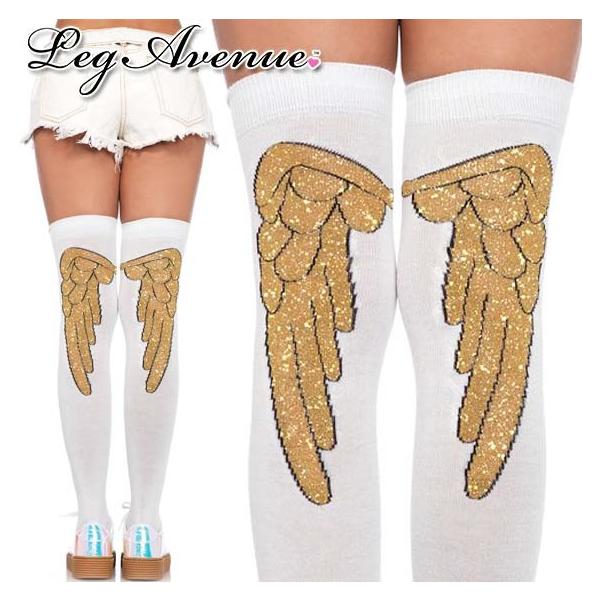 【メール便不可】日本でもBガールやダンサーをはじめ、絶大なる支持を得ております♪ランジェリーやコスチュームを扱う、アメリカの有名ブランドLeg Avenueが登場!キラキラのゴールドラメ糸が縫い込まれた、天使の羽がキュート☆エンジェルコスチ...