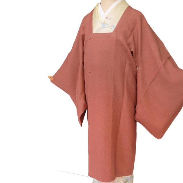 【レンタル】 和装 コート 着物 貸衣装 道行コート ロング 正絹 フォーマル 結婚式 七五三 お宮参り お正月 カジュアル 無地 紋意匠 ピンク Ｍサイズ 送料無料 一部地域を除く  co0018身長１５８cm前後の方の膝下丈です。Ｍサイ...