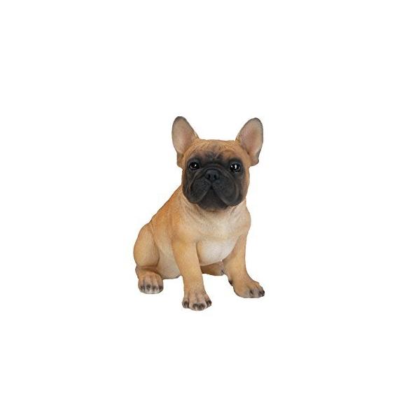 【ハイラインギフト製 動物彫刻オブジェ 座るフレンチブルドッグ子犬 彫像約20ｃｍ/ ペットショップ ドッグカフェ ペットホテル 記念品 プレゼント贈り物(輸入品)】-----------------【Hi-Line Gift Ltd Si...