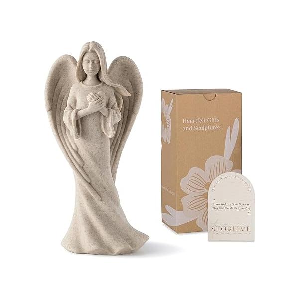 セール！即納！慰めの守護天使メモリアルギフト彫像 愛する人へのエンジェル彫刻 アート装飾置物贈り物（輸入品）------------------Storieme Sympathy Gifts for Loss of Loved One: M...