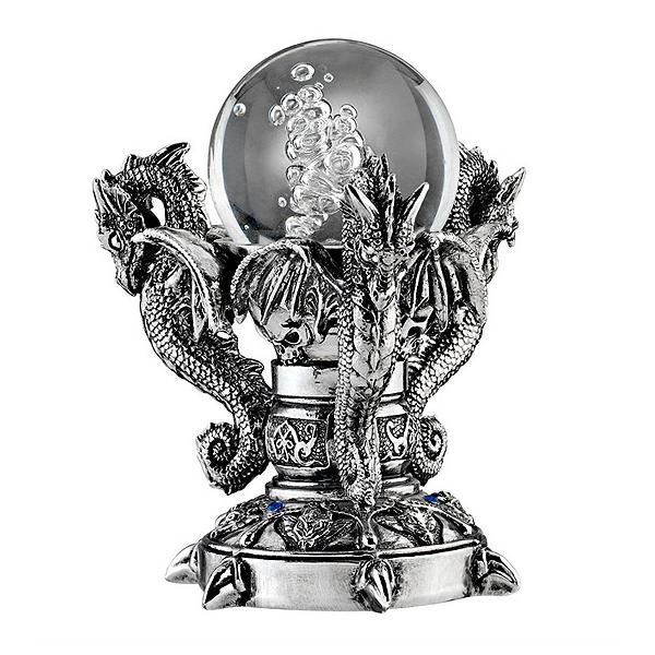 【コルフ城 神秘のガラス製 地球と ドラゴン彫像 彫刻/ 厄災除け 縁起物　コレクション ゲームオブスローンズ 誕生日プレゼント贈り物(輸入品)】-------------------------------【Design Toscano ...