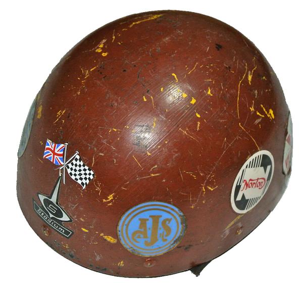 英国ヘルメット・トップブランド「KANGOL（カンゴール）」の Vintage Motorcycle Helmet "SKIDMASTER"・ヴィンテージ ヘルメットです。*Stadium・TRIUMPH・NORTON・AJSなどのステッカ...