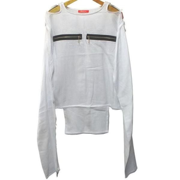 サイズ：男女兼用 ONE SIZE（肩幅51cm　身幅51cm）※パターン/型紙上の寸法となりますので、実測は異なる場合がございます。誤差はご容赦ください素　材：綿（２重ガーゼ）ブランド：ROMANTIC NEUROSIS（ロマンチックノイ...