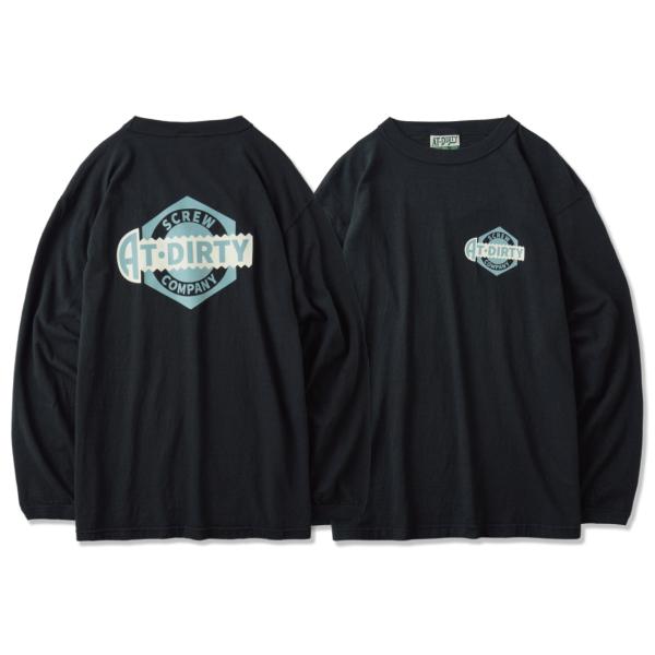 AT-DIRTYよりATD SCREW L/S TEEがリリース。モーターやインダストリアルを髣髴とさせるデザイン。左胸にAT-DIRTY SCREWブランドロゴプリント。背面には大きくロゴが配されシンプルながらインパクトある仕上がりに。ス...