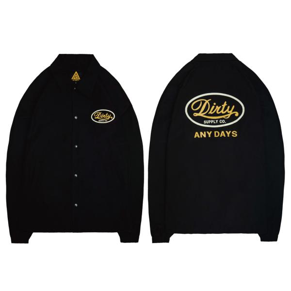 AT-DIRTYより、ANY DAYS COACH JACKETがリリース。AT-DIRTYよりクラシックなコーチジャケット。タウンユースは勿論のこと、バイクライドなどのアクティビティにもおすすめです。