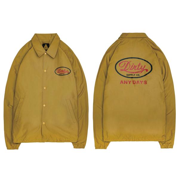 AT-DIRTYより、ANY DAYS COACH JACKETがリリース。AT-DIRTYよりクラシックなコーチジャケット。タウンユースは勿論のこと、バイクライドなどのアクティビティにもおすすめです。