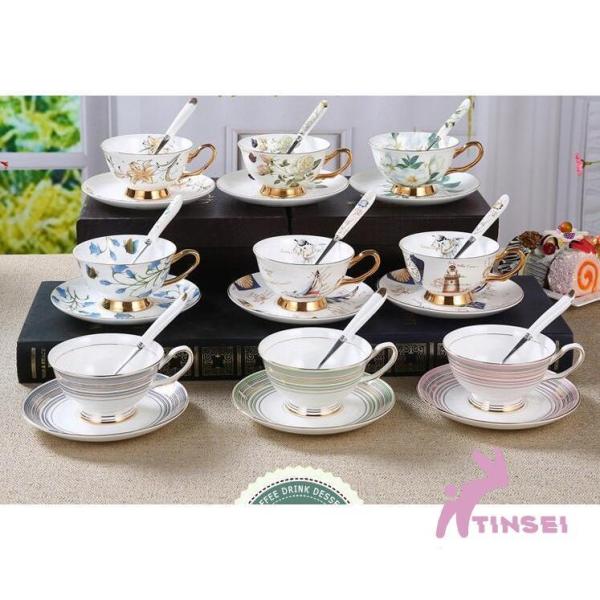 コーヒーカップ ティーカップ マグカップ 結婚祝い 引越し祝い プレゼント ギフト カップ コップ セット  ソーサー付き  キュート 高級感 北欧 気品 可愛い 台所 おもてなし 上質 3点セット3点セットの内容：カップ*1+ソーサー*1...