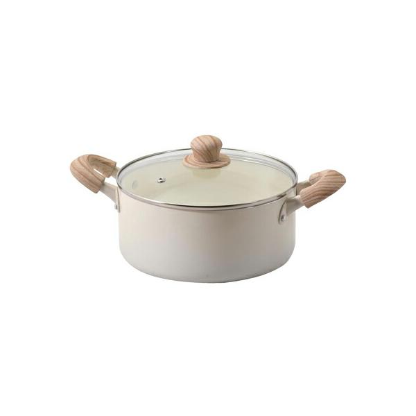 耐久性と耐食性に優れたセラミック加工●IH、ガス火などすべての熱源に対応しています。●有機ふっ素化合物・ふっ素樹脂フリーなので、安心してお使いいただけます。●熱伝導が早いので食材に素早く熱が伝わります。●白いコーティング面は食材が見やすく、...