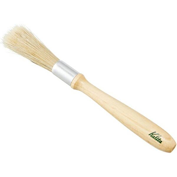 コーヒーミル等のクリーニングに非常に便利です。【サイズ】185×18mm【重量】21g【素材・材質】毛/豚毛、柄/ラバーウッド、バンド/アルミ【生産国】台湾【広告文責】株式会社ルーマニア/03-5876-8031