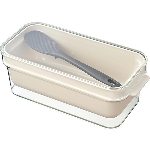 発酵済みぬか床1kgを入れるのにちょうど良い大きさ。外容器が透明なので、ぬかの状態が良く見える。専用しゃもじ付き。※セット内容：外容器、フタ、内容器、しゃもじ※ぬか床の適正容量：1kg【おすすめポイント】01 発酵済みぬか床1kgを入れるの...