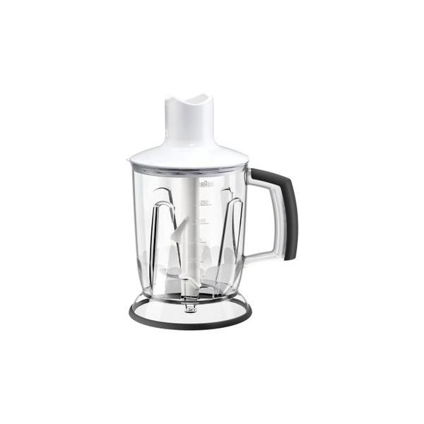 ●「Braun マルチクイック」対応 大容量チョッパー●肉類で400g、玉ねぎ・にんじんなどは250gまで入れることができます。●シェークやパンケーキ作りにも便利です。●アイス用カッター付き。※ご使用にはマルチクイックブレンダー本体が必要で...