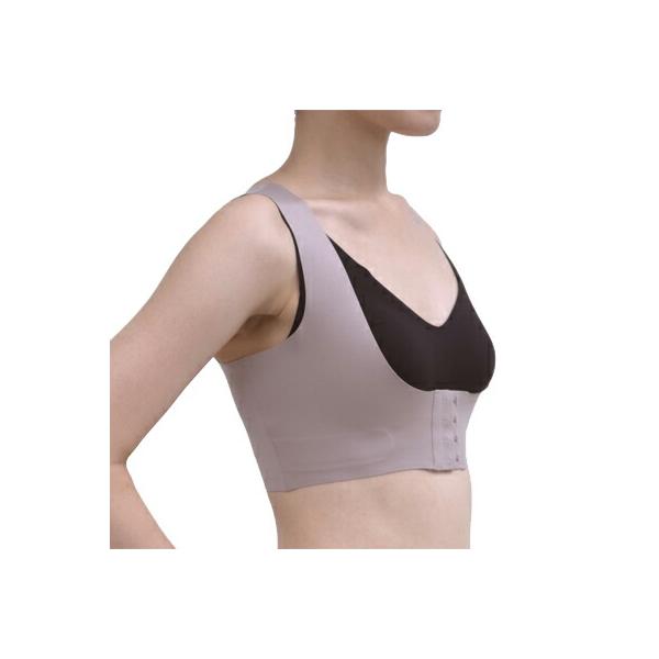 無理なく姿勢を整えるサポーター●背面に施したクロスのサポートラインが肩甲骨を引き寄せるように意識付けし、無理なく「背筋がシャキッ！」を叶えます。●開いたあばらをキュッと引き締めてデスクワークなど前屈みの姿勢が長時間続くとあばら骨の広がりにも...