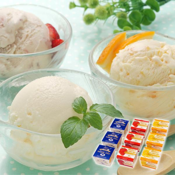 新潟県産生乳をから作られたこだわりのフローズンヨーグルトセット。箱サイズ(cm)：33×26×13cm現品・内容・サイズ・材質：フローズンヨーグルト（プレーン）・（ストロベリー）・（ナツミカン）各85g×各3製造生産地：新潟県賞味期間：冷凍...