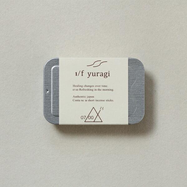 ネルフレ(Nez reflet) 1/f yuragi incense 7:00 お香立て付スチール缶入り持続期間：---