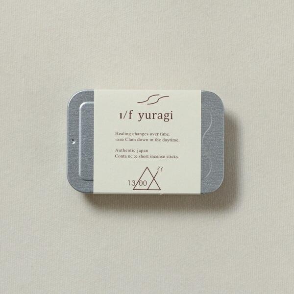 ネルフレ(Nez reflet) 1/f yuragi incense 13:00 お香立て付スチール缶入り持続期間：---