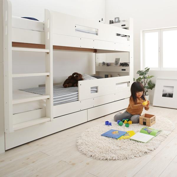 【 商品の大きさ / SIZE 】ベッドフレーム商品三辺　２ 段 ベット :幅85×長さ220×高さ160cm　セ ミ シングル :幅170×長さ220×高さ80cm　クイーンベッド時:幅170×長さ220×高さ80cm　は 　し 　ご　　...