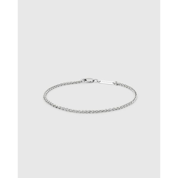 -商品説明-スパイク・ブレスレットは、編み込みのディテールが施されたクラシックでモダンなブレスレットです。トムウッドのチェーンはどれもクラシックでモダンなユニセックス・スタイルです。単体でも、また他のコレクションのブレスレットと組み合わせて...