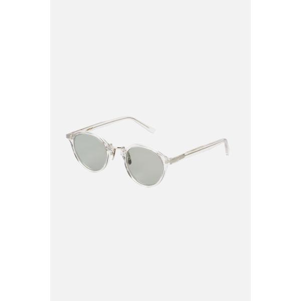 -商品説明- フレーム上部が角張っているのが特徴的なエッジの効いたボストンタイプ。フロントはヴィンテージモデルとしても人気なメタルとセルのコンビネーション、テンプルはシンプルなアセテート。０カーブのミラーレンズを使用することによって、まさに...